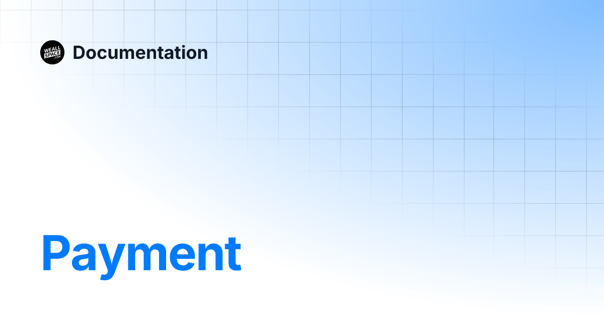Payment | Documentation